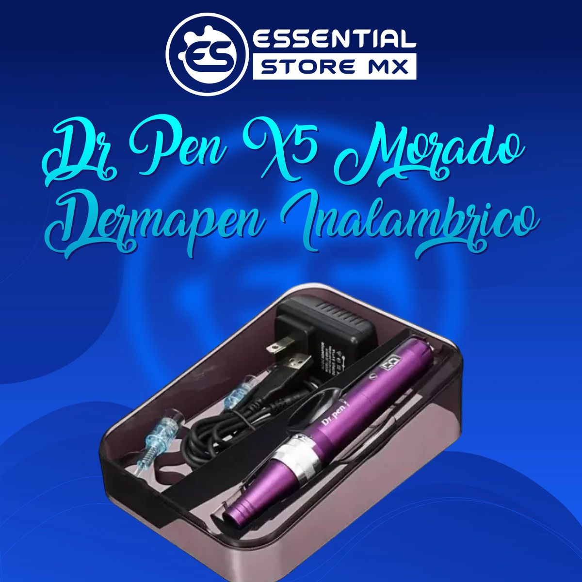 Dr Pen X5 Morado Dermapen Ultima Tecnologia Inalambrico!!!